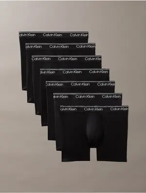 Calvin Klein Microfiber Stretch 7-pack Boxer Brief - Black
