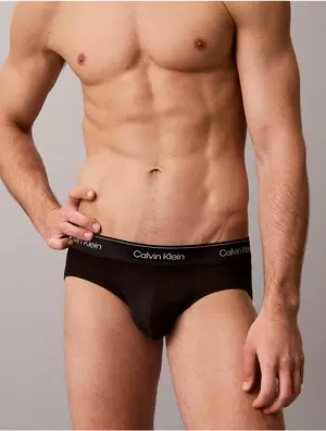 Calvin Klein Icon Cotton Stretch Metallic 3-pack Hip Brief