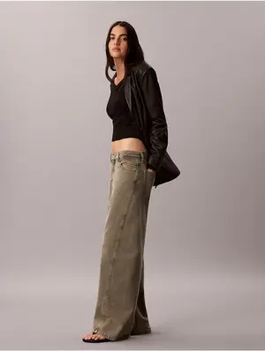 Calvin Klein Twisted Seam Low Rise Baggy Jeans