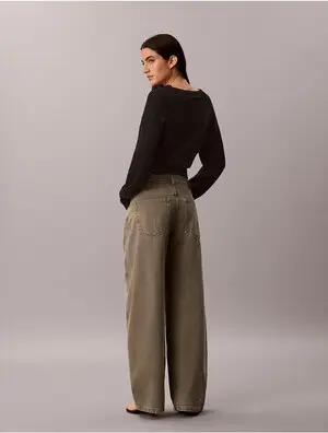 Calvin Klein Twisted Seam Low Rise Baggy Jeans