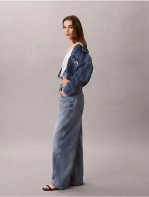 Calvin Klein Twisted Seam Low Rise Baggy Jeans