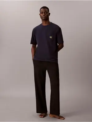 Calvin Klein Pique Sleep Pants - Black