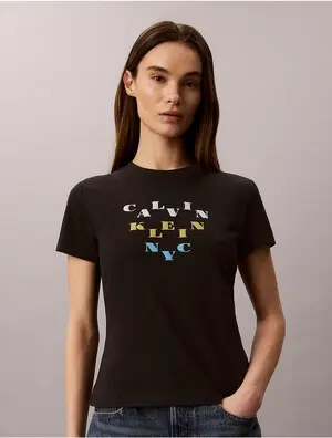 Calvin Klein Graphic T-shirts For Women