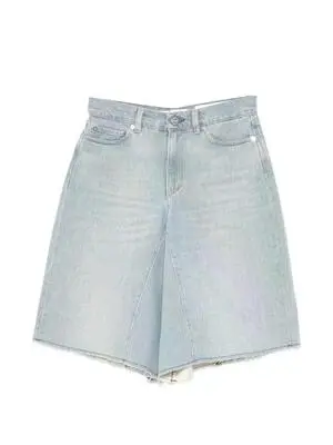 Our Legacy Raw-edge Wide-leg Shorts