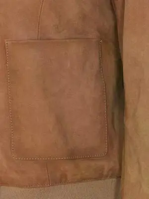 BULLY Suede Bomber Jacket