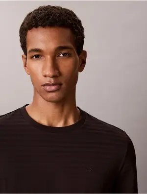 Calvin Klein Stripe Classic T-shirt - Black