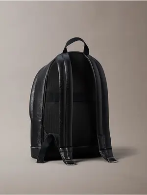 Calvin Klein Textured Pebble Round Backpack