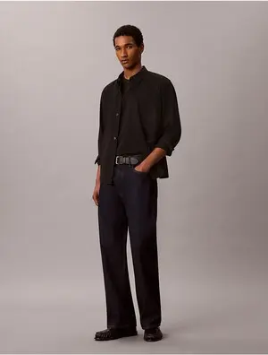 Calvin Klein Garment Washed Twill Easy Overshirt