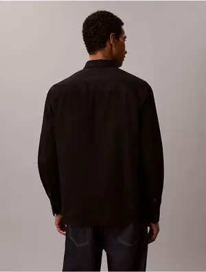 Calvin Klein Garment Washed Twill Easy Overshirt