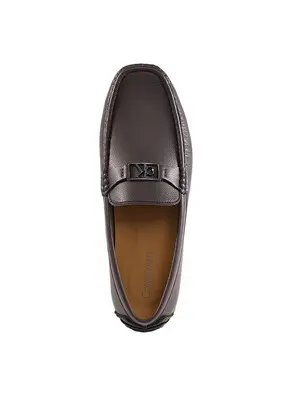 Calvin Klein Felty Loafer With Monogram Hardware