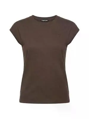 TOM FORD Logo Embroidered T-shirt