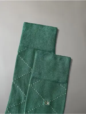 Calvin Klein Modal Blend Printed Dress Socks 4-pack