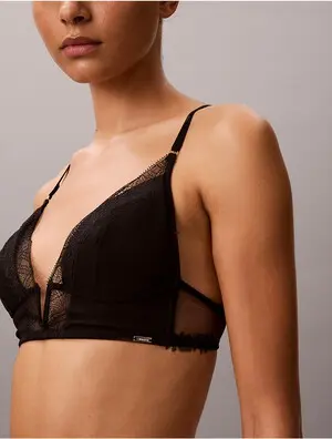 Calvin Klein Geo Lace Lightly Lined Triangle Bra