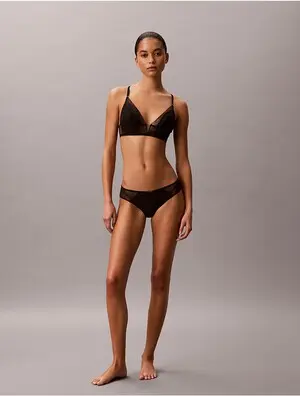 Calvin Klein Geo Lace Lightly Lined Triangle Bra