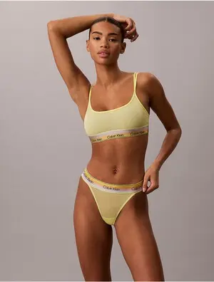 Calvin Klein Icon Mesh Pride String Thong - Bright Emerald