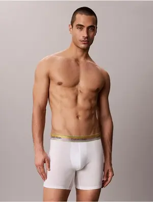 Calvin Klein Icon Cotton Stretch Pride Boxer Brief - White