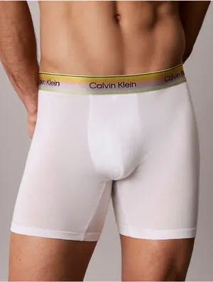 Calvin Klein Icon Cotton Stretch Pride Boxer Brief - White