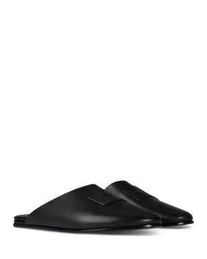 Givenchy Padded Leather Mules - Black