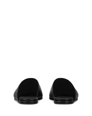 Givenchy Padded Leather Mules - Black