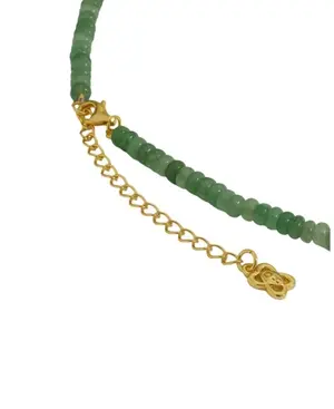 OTTOMAN HANDS Emerald Beaded Necklace