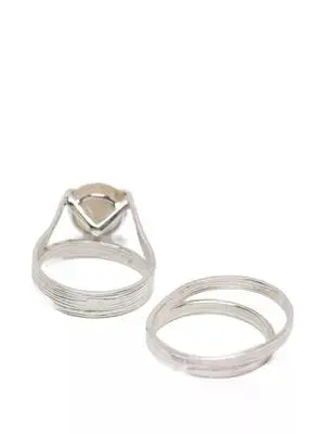 WOUTERS & HENDRIX Quartz Embellishment Ring Set