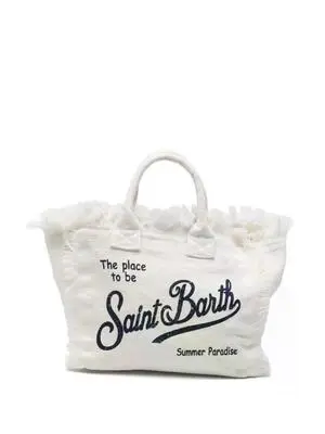 MC2 SAINT BARTH MC2 Saint Barth Colette Tote Bag Neutrals