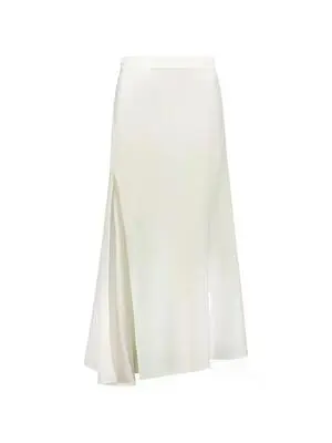 ELLERY Side-slit Midi Skirt - Neutrals