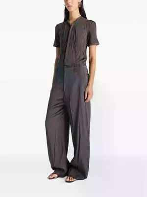 LEMAIRE Creased Short Sleeve Blouse