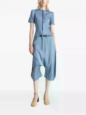 LEMAIRE Pleated Shirt - Blue