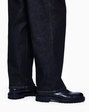 Giorgio Armani Cotton And Modal Five-pocket Trousers - Black