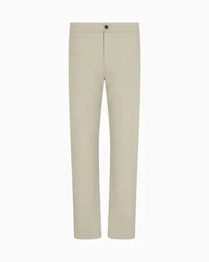 Giorgio Armani Pure Cashmere Jersey Trousers - Beige