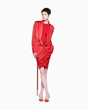 Giorgio Armani Viscose Crew-neck Jumper - Red
