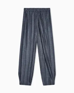 Giorgio Armani Pleated Jersey Wide-leg Trousers