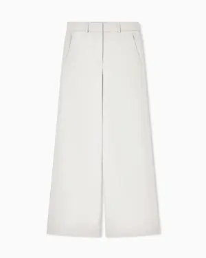 Giorgio Armani Pure Wool Wide-leg Trousers