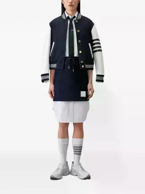 Thom Browne Classic 4-bar Mini Skirt - Blue