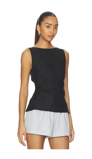 Madewell Linen Addison Top