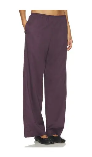LESET Yoko Pocket Pant - Malbec