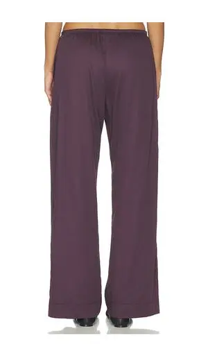 LESET Yoko Pocket Pant - Malbec