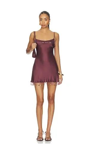 ASTA RESORT Nikola Mini Dress - Plum