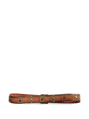 Ralph Lauren Studded Leather Belt