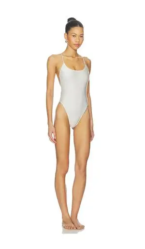 Frankies Bikinis X Jennie Agnes Satin One Piece