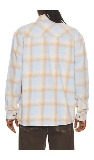 AUSTIN POST Frontier Work Shirt In Blue