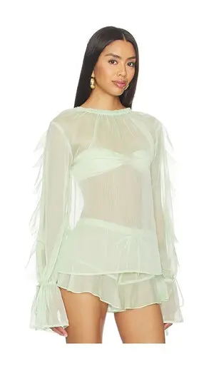SHANI SHEMER Jeanie Longsleeve Top - Mint