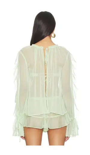 SHANI SHEMER Jeanie Longsleeve Top - Mint
