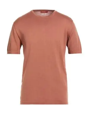 DANIELE FIESOLI Crewneck Short Sleeve Sweater