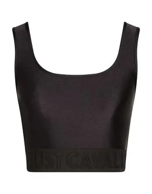 Just Cavalli Cropped Sleeveless Top In Polyamide And Elastane