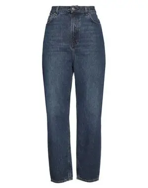 TOTEME High Waisted Tapered Leg Jeans - Blue