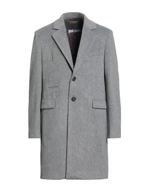 Just Cavalli Single-breasted Felt Coat