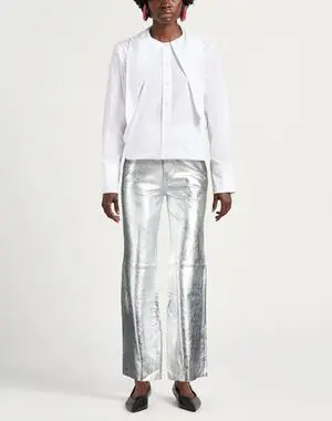 Maje Sheepskin Leather Bootcut Pants