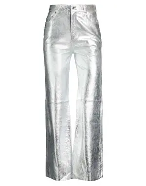 Maje Sheepskin Leather Bootcut Pants